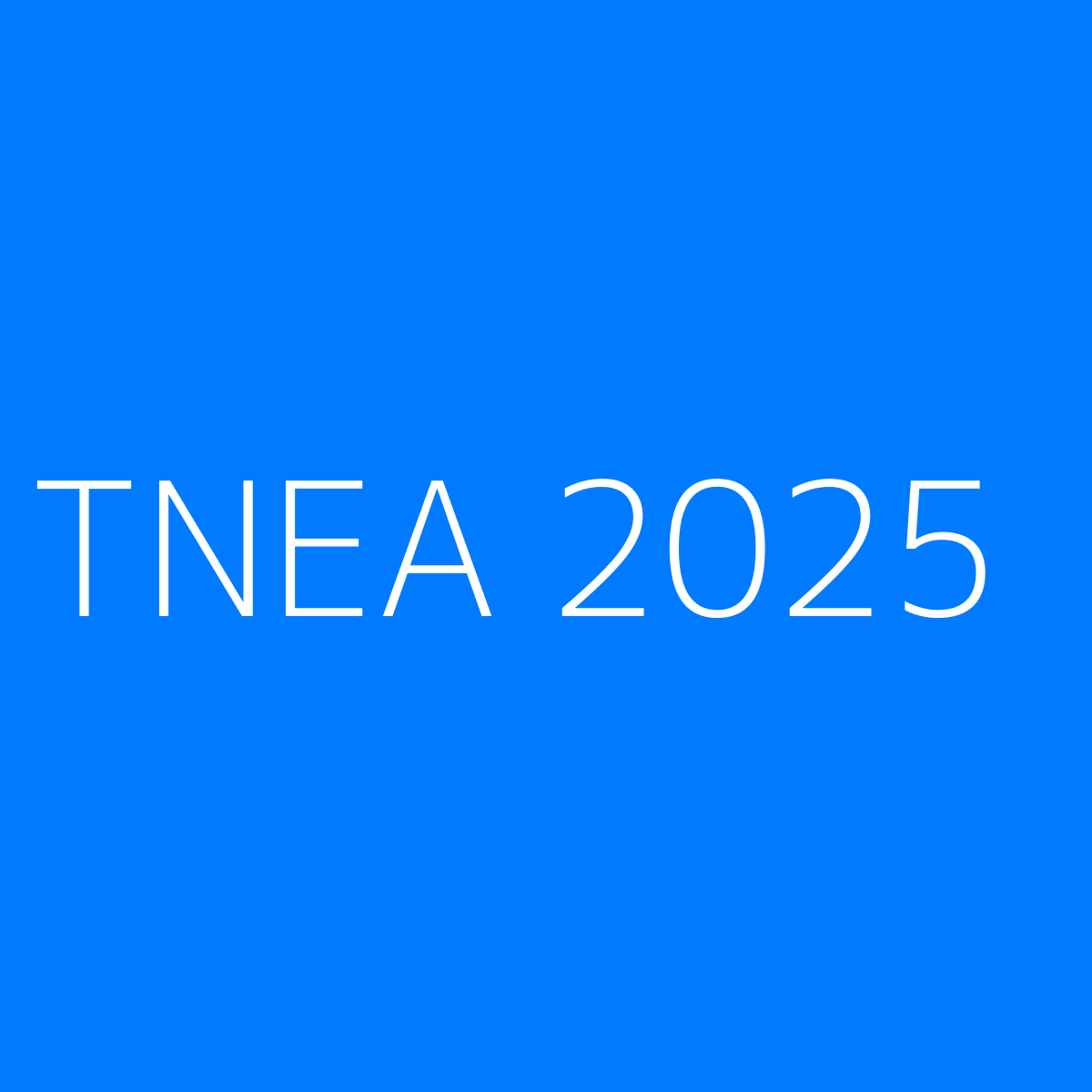 TNEA 2025 | Colleges Ordered By Rank