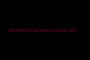 Animated Cartoons Cursor Set - Custom Cursor Helper