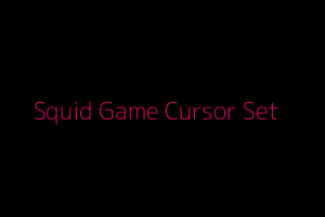 Squid Game Cursor Set - Custom Cursor Helper