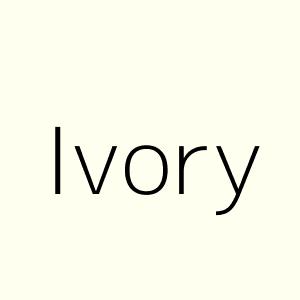 Is Ivory and cream the same color?