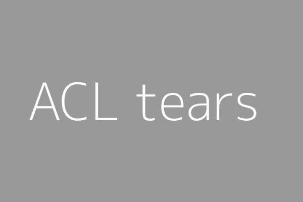 ACL tears - SportsMed Physical Therapy