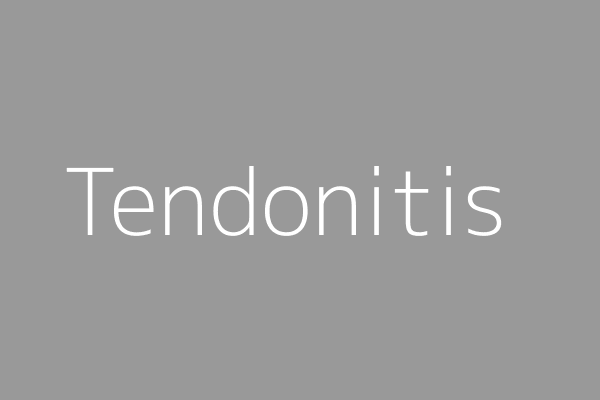 Tendonitis - SportsMed Physical Therapy
