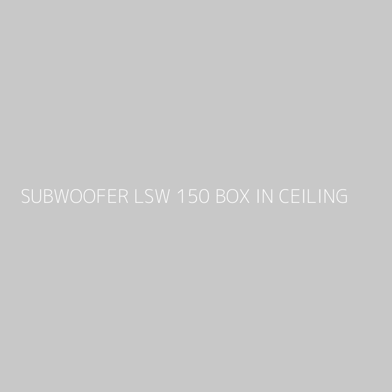 LOUD Áudio - SUBWOOFER LSW 150 BOX IN CEILING